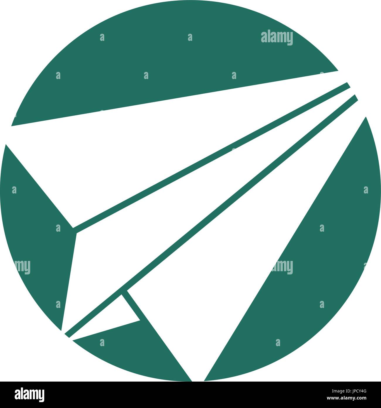 paper airplane isolated icon Stock Vector Image & Art - Alamy
