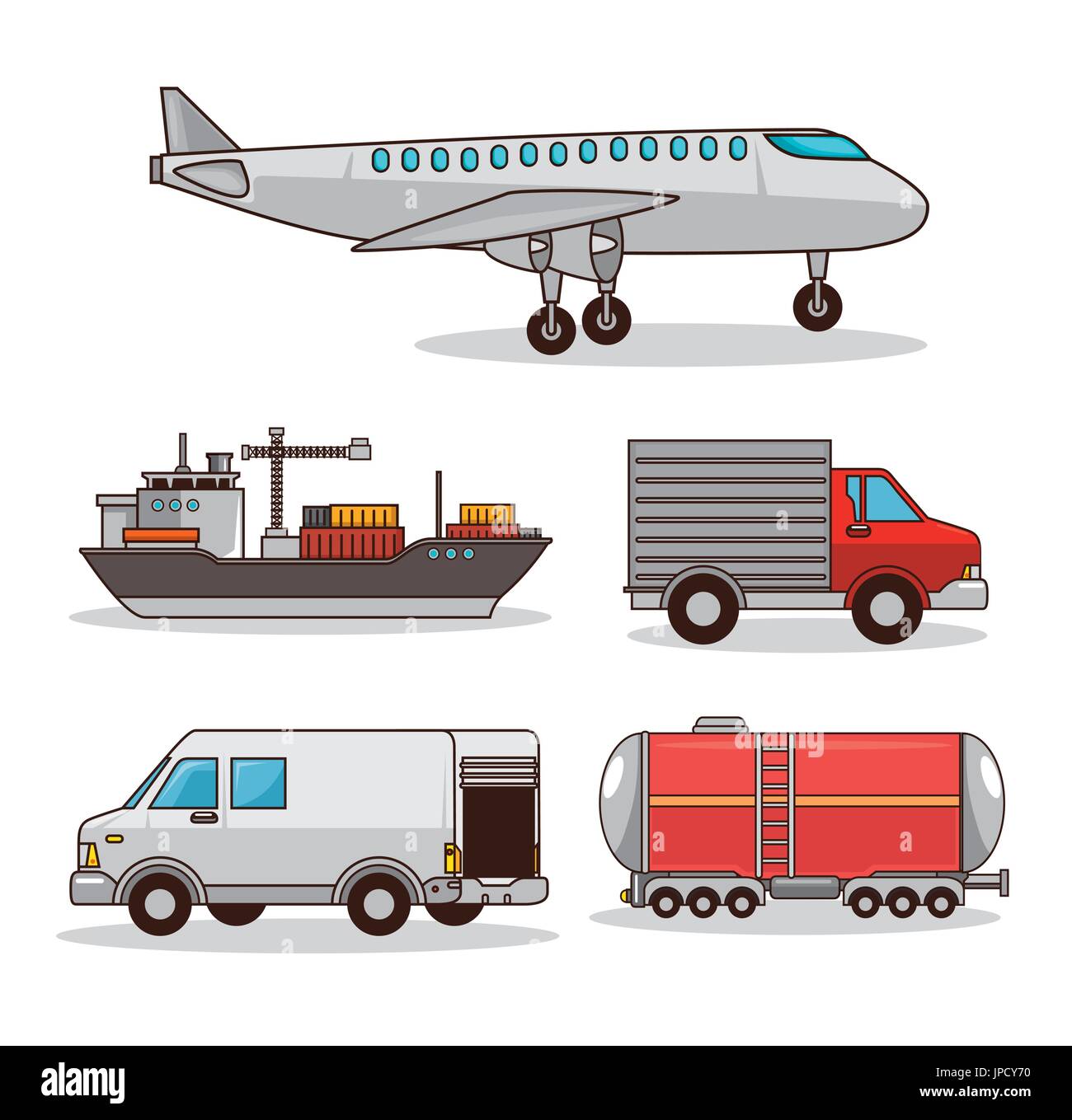 Means Of Transportation Cut Out Stock Images & Pictures - Alamy