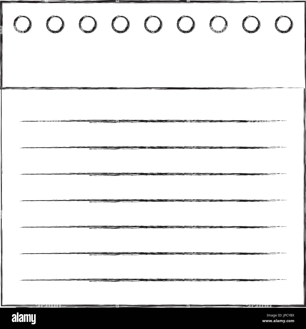 notebook sheet isolated icon Stock Vector Image & Art - Alamy