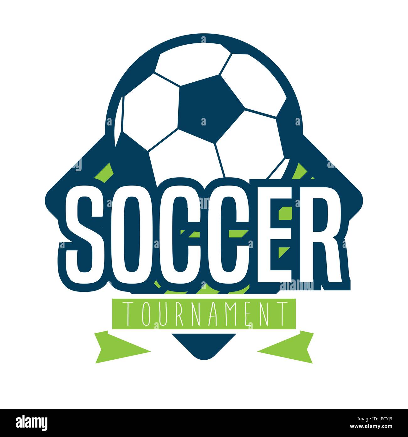 soccer logo sport vector illustration graphic design Stock Vector Image ...