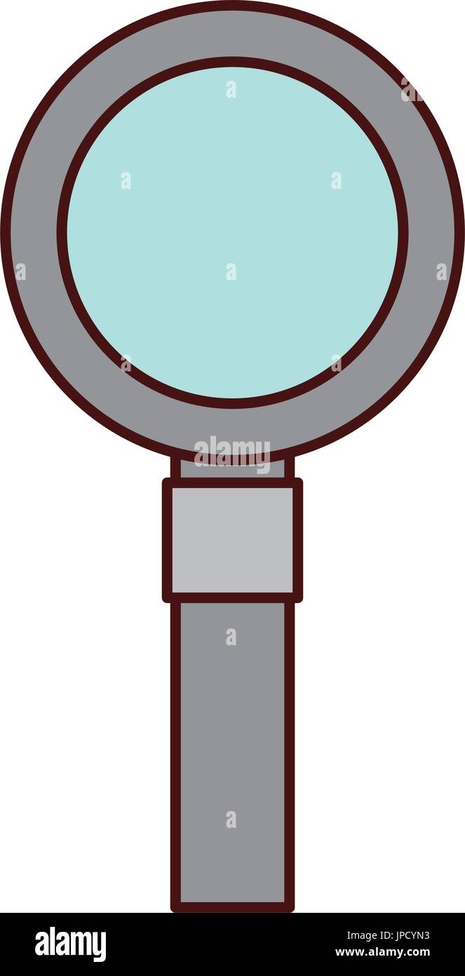 magnifying glass isolated icon Stock Vector Image & Art - Alamy