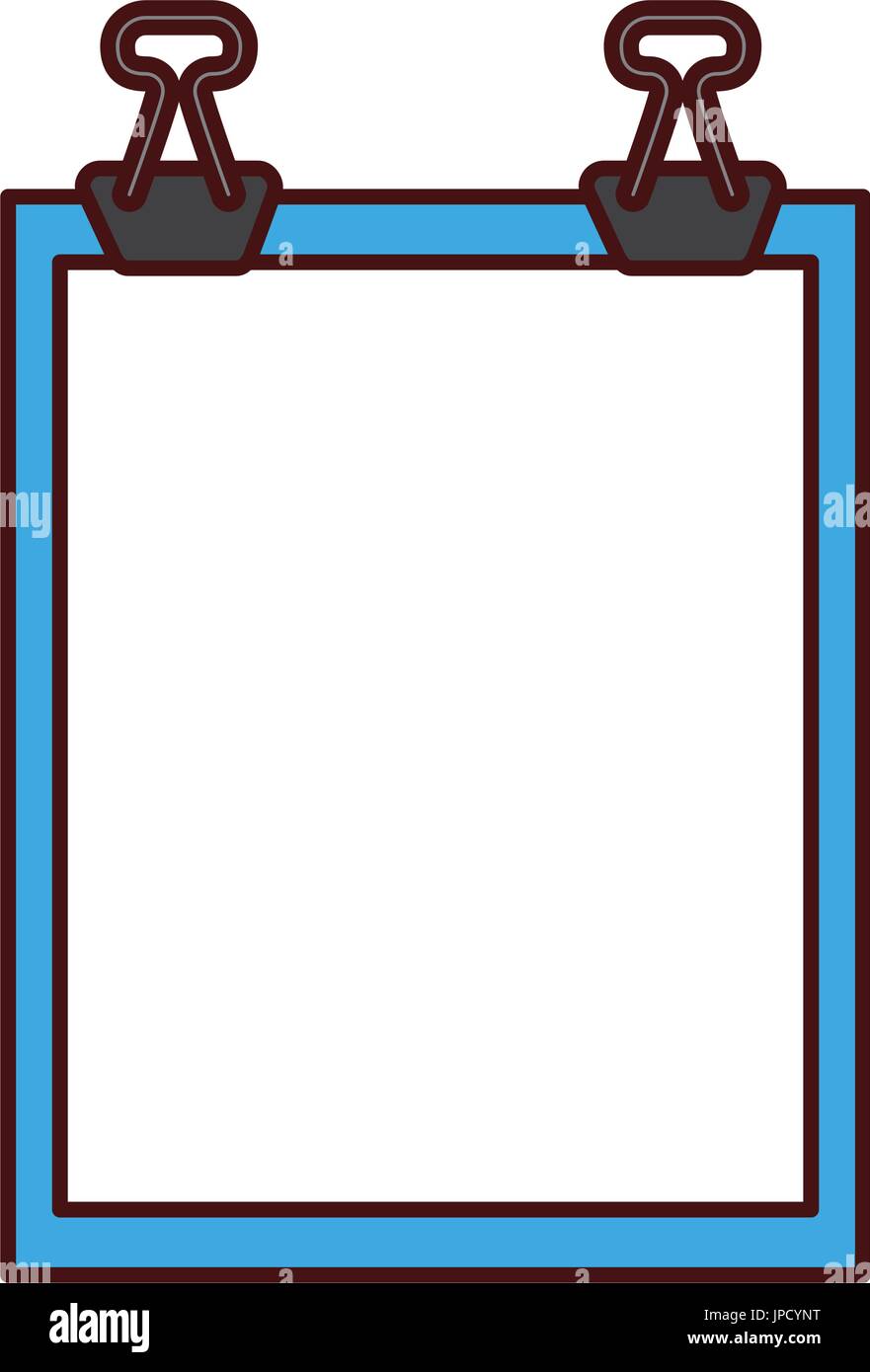 clipboard paper isolated icon Stock Vector Image & Art - Alamy