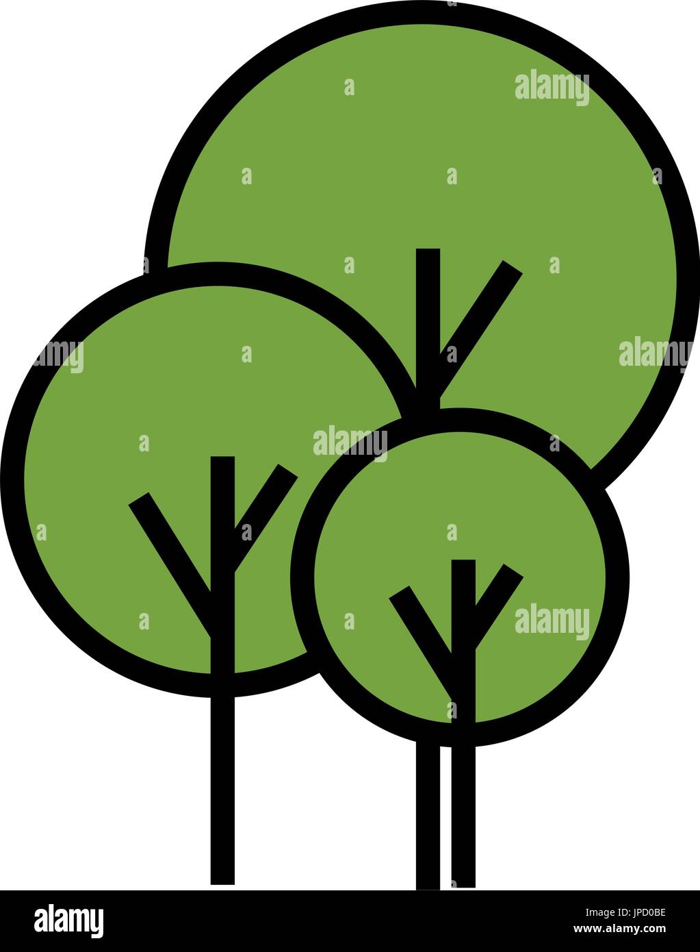 tree icon image over white background icon Stock Vector Image & Art - Alamy