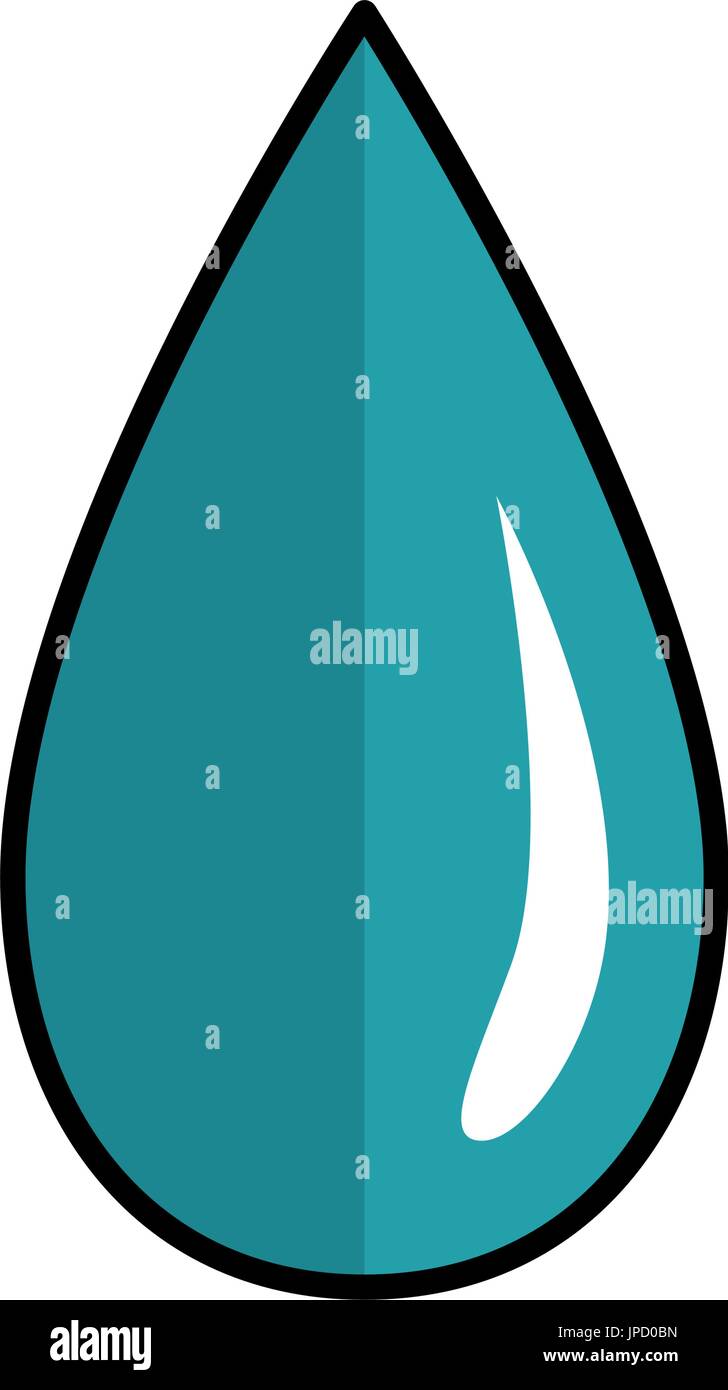 water drop icon over white background vector illustration Stock Vector ...