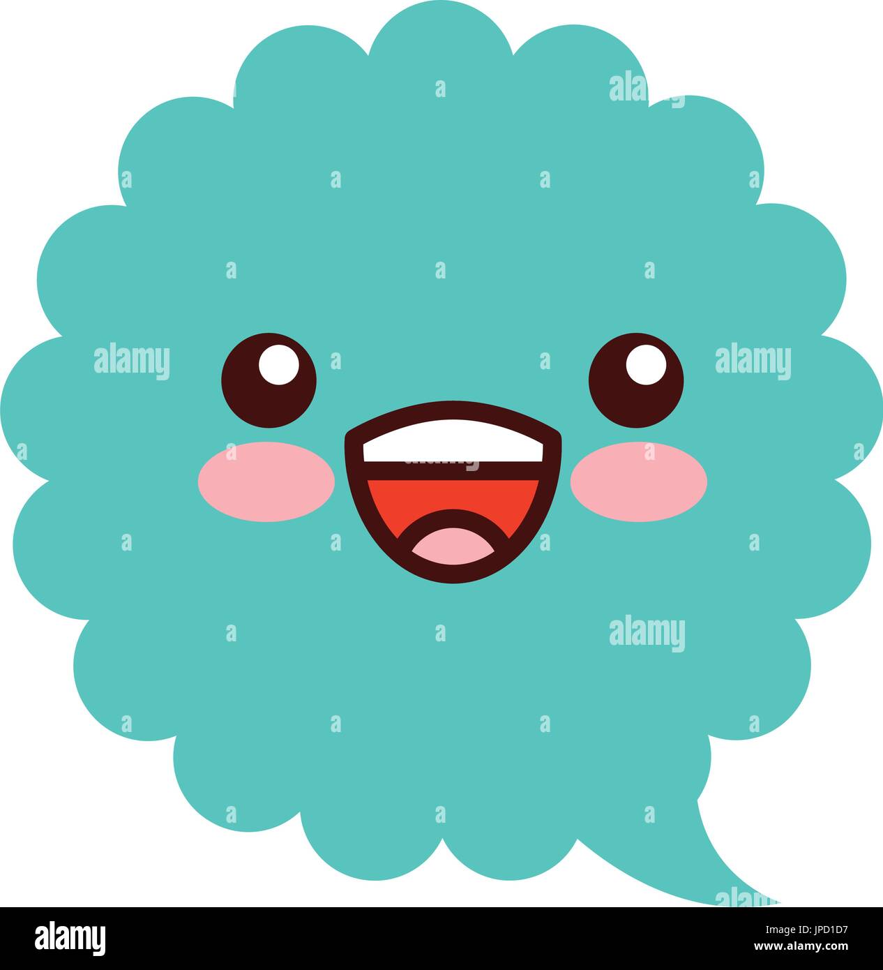 speech bubble kawaii character Stock Vector Image & Art - Alamy