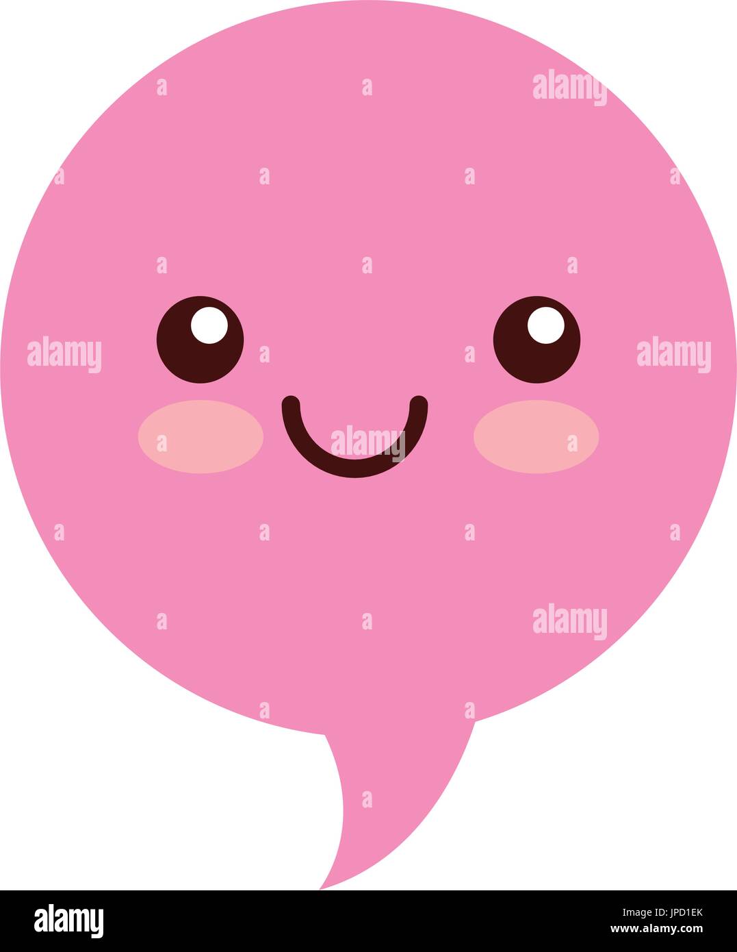 speech bubble kawaii character Stock Vector Image & Art - Alamy