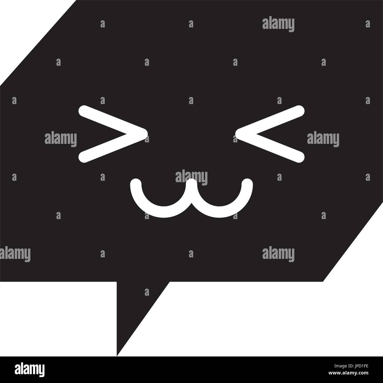 speech bubble kawaii character Stock Vector Image & Art - Alamy
