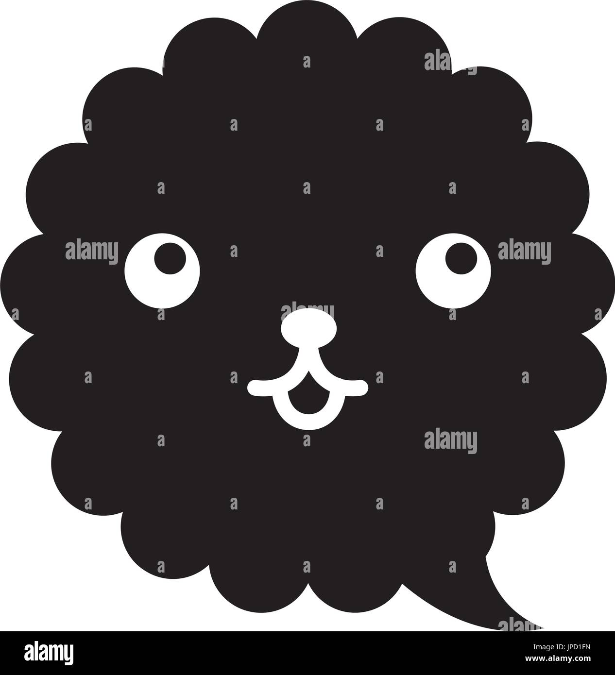 speech bubble kawaii character Stock Vector Image & Art - Alamy