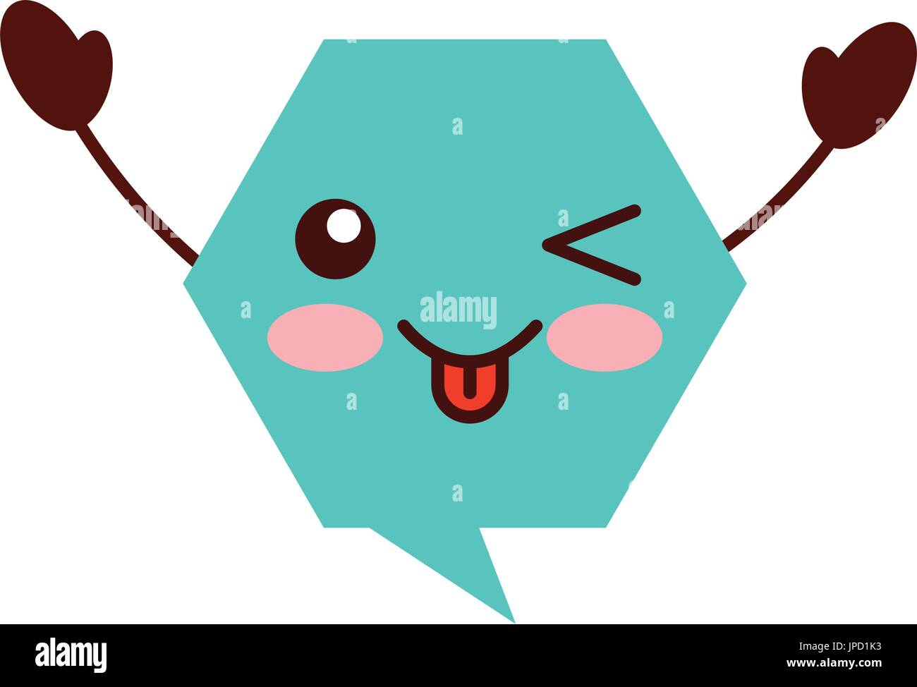 speech bubble kawaii character Stock Vector Image & Art - Alamy