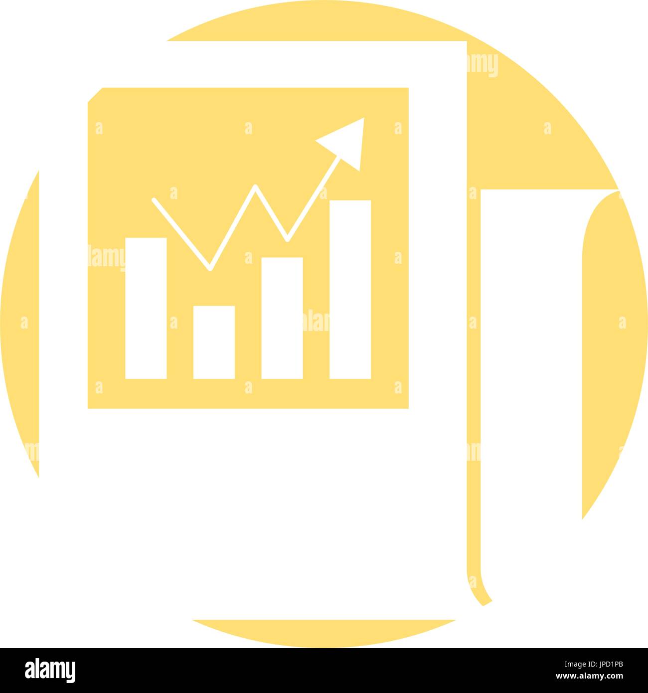 Statistical report isolated icon Stock Vector Image & Art - Alamy