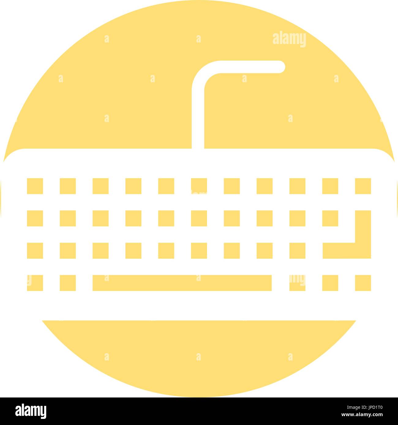 computer keyboard isolated icon Stock Vector Image & Art - Alamy