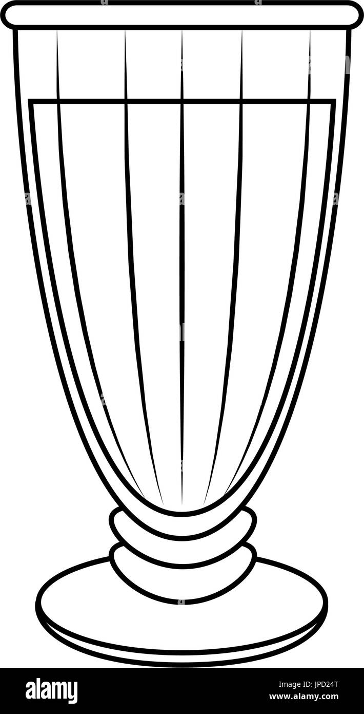 milk glass icon over white background vector illustration Stock Vector ...