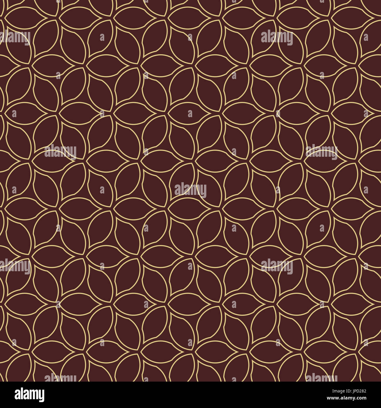 Seamless brown and golden background for your designs. Modern ornament ...