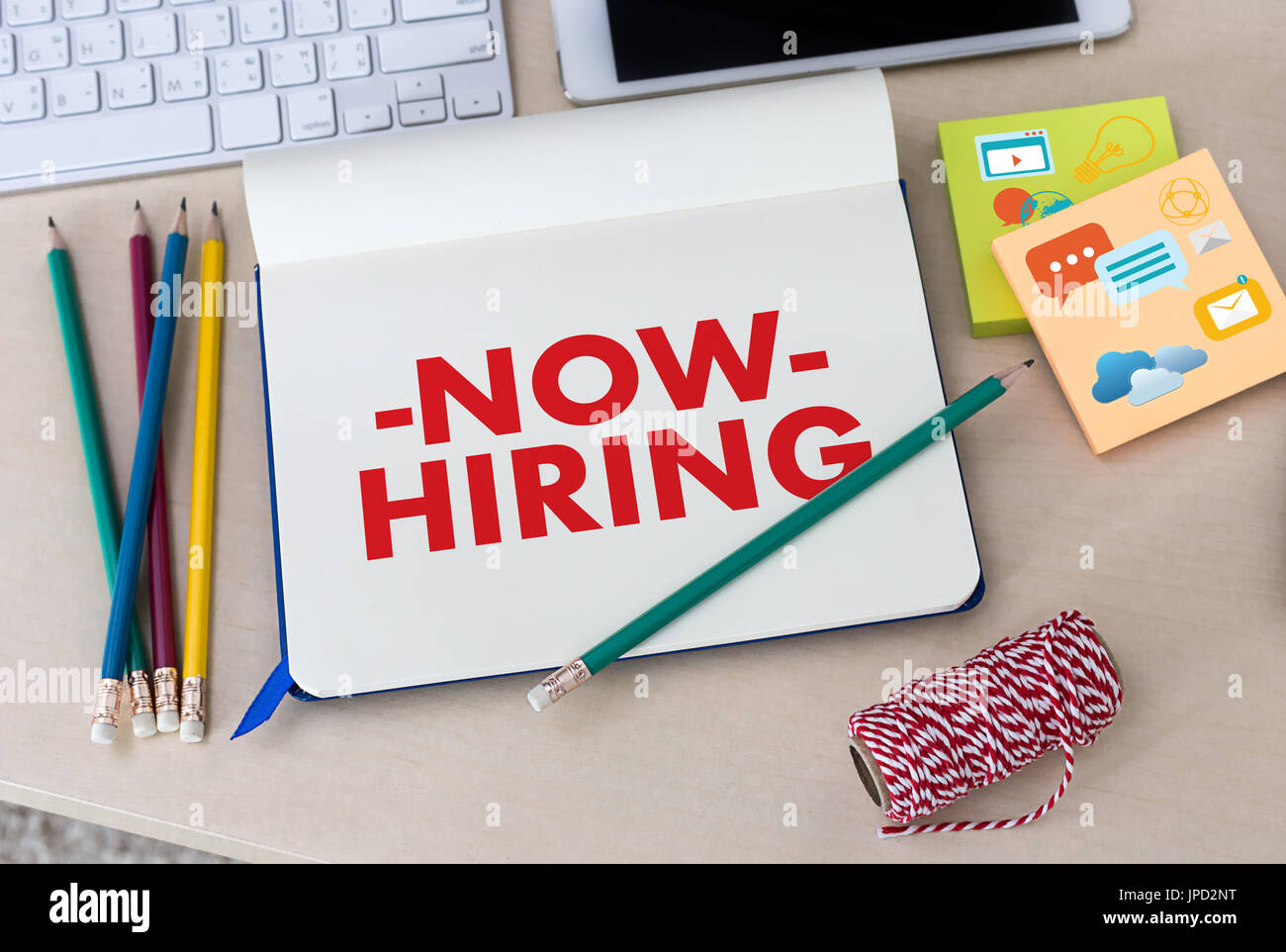 WE ARE HIRING Human Resources Interview professionals working fine Recruitment Job Stock Photo ...