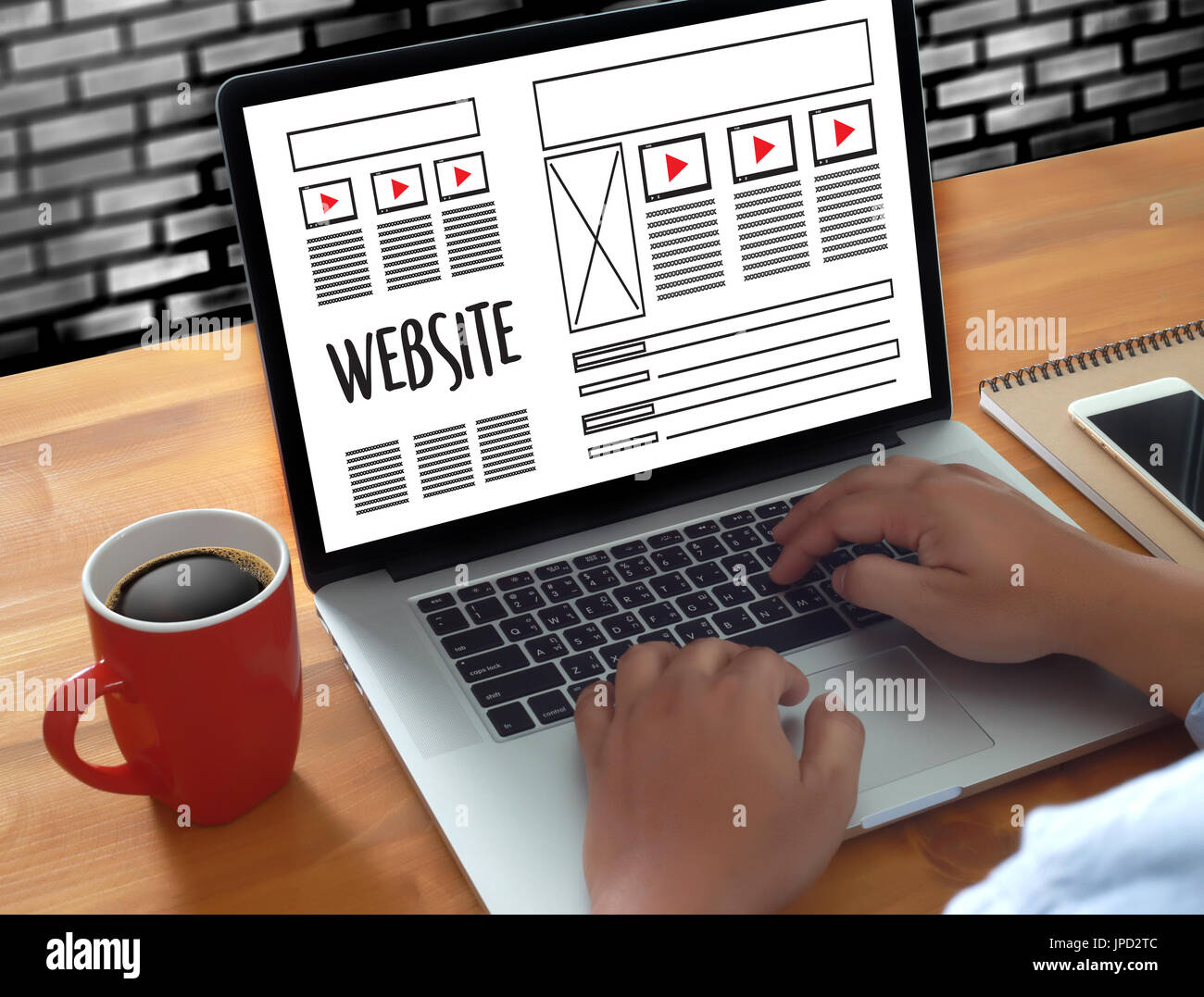 Web Design layout sketch drawing Software Media WWW and Graphic Layout ...