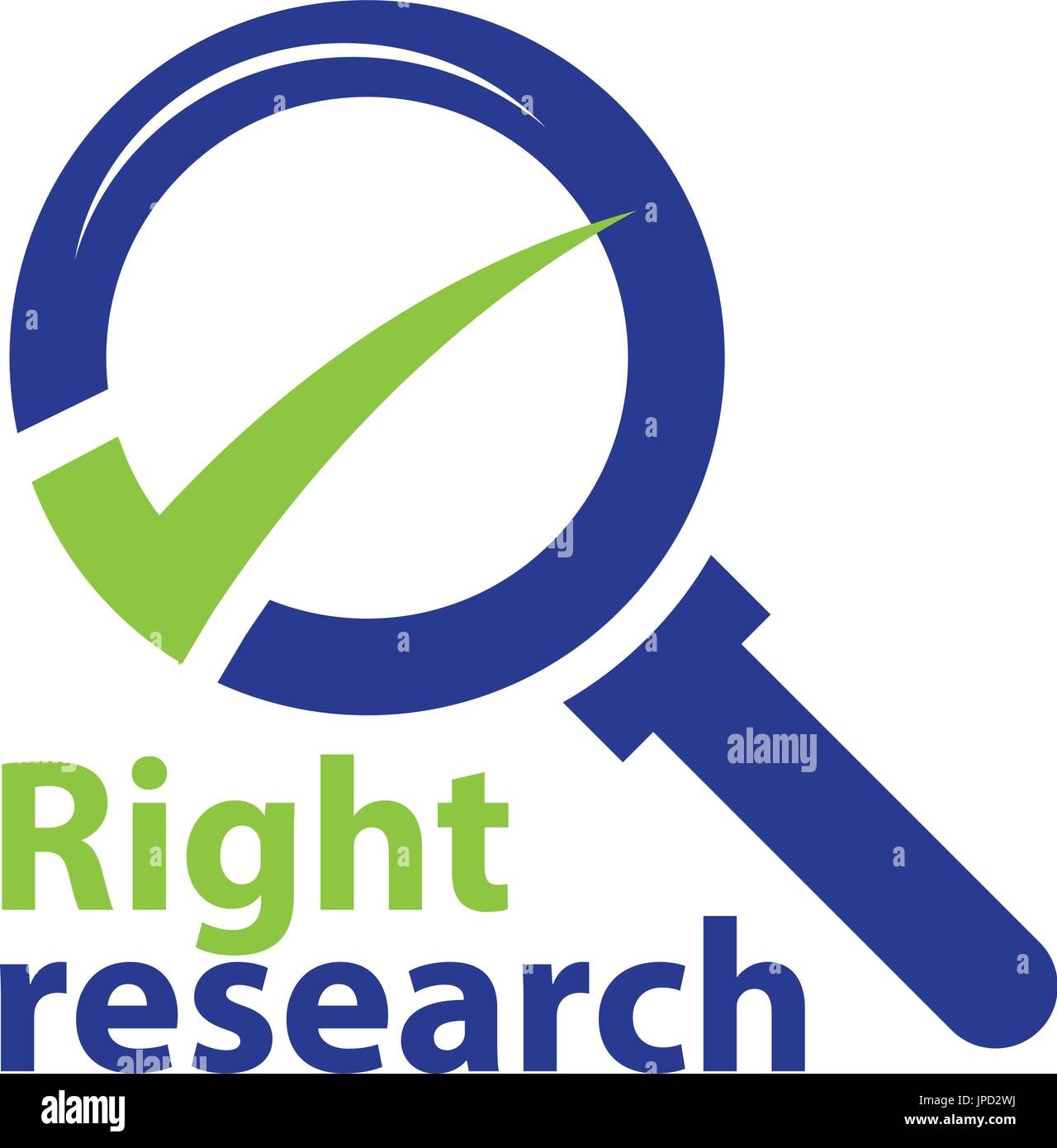 Design magnifying glass logo green hi-res stock photography and images ...