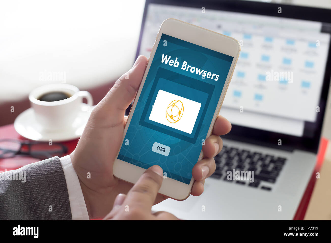 Digital browser hi-res stock photography and images - Alamy