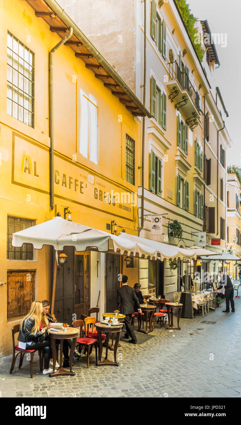 Antico caffé greco roma hi-res stock photography and images - Alamy