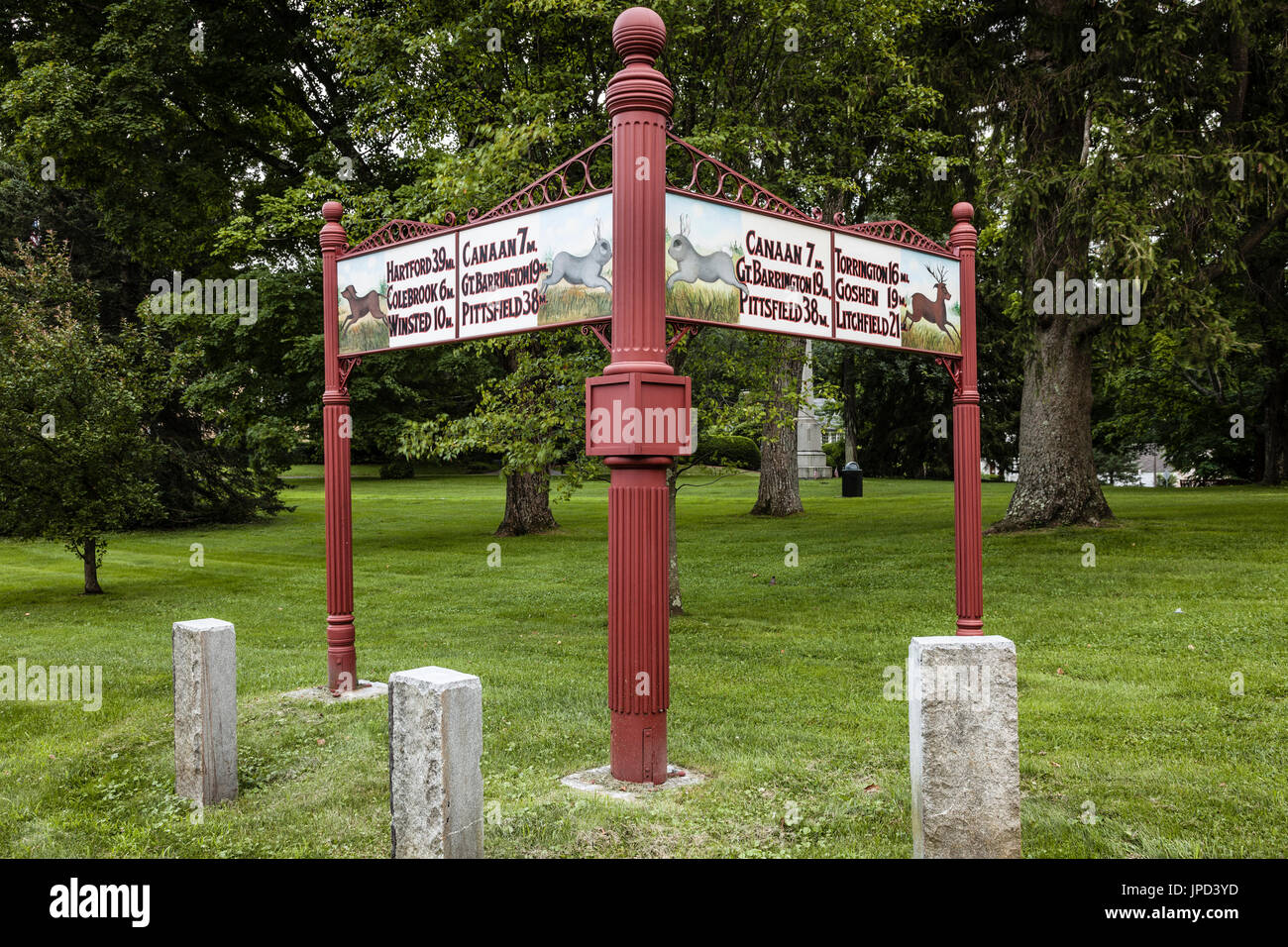 Sign Norfolk, Connecticut, USA Stock Photo - Alamy
