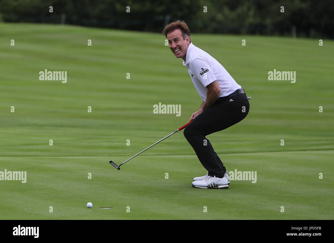 Day 1 of the Celebrity Cup golf tournament held at Celtic Manor Resort ...