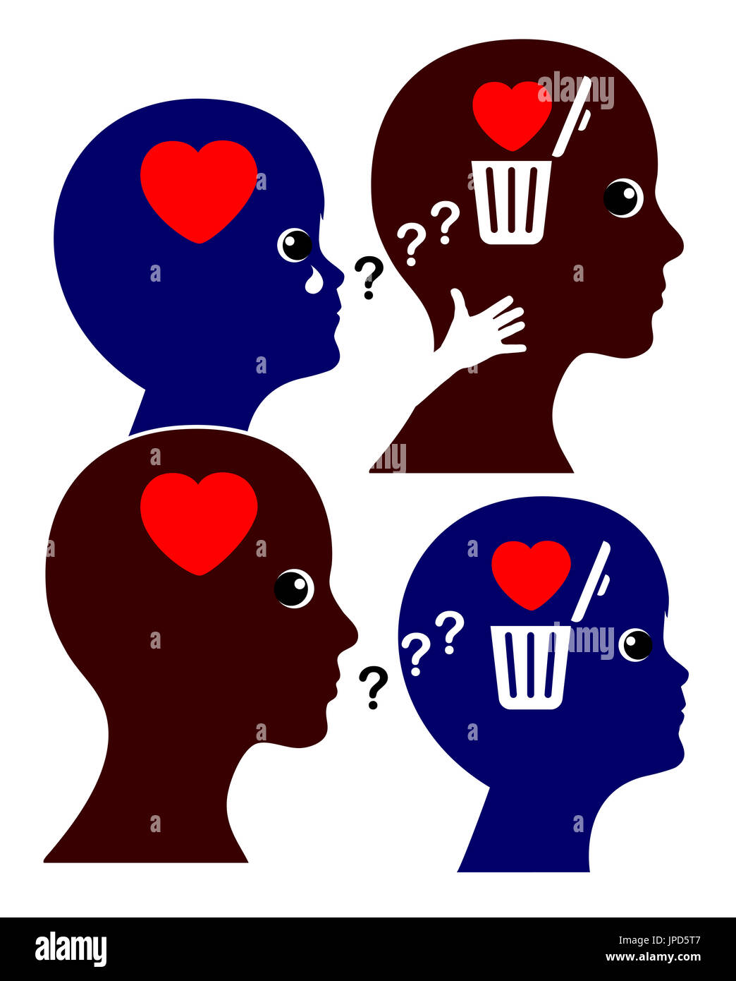 All about conditional love in early toddler years Stock Photo - Alamy