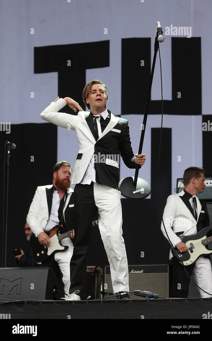 The Hives perform at BST Featuring: The Hives, Howlin' Pelle Almqvist ... The Hives perform at BST Featuring: The Hives, Howlin' Pelle Almqvist ...
