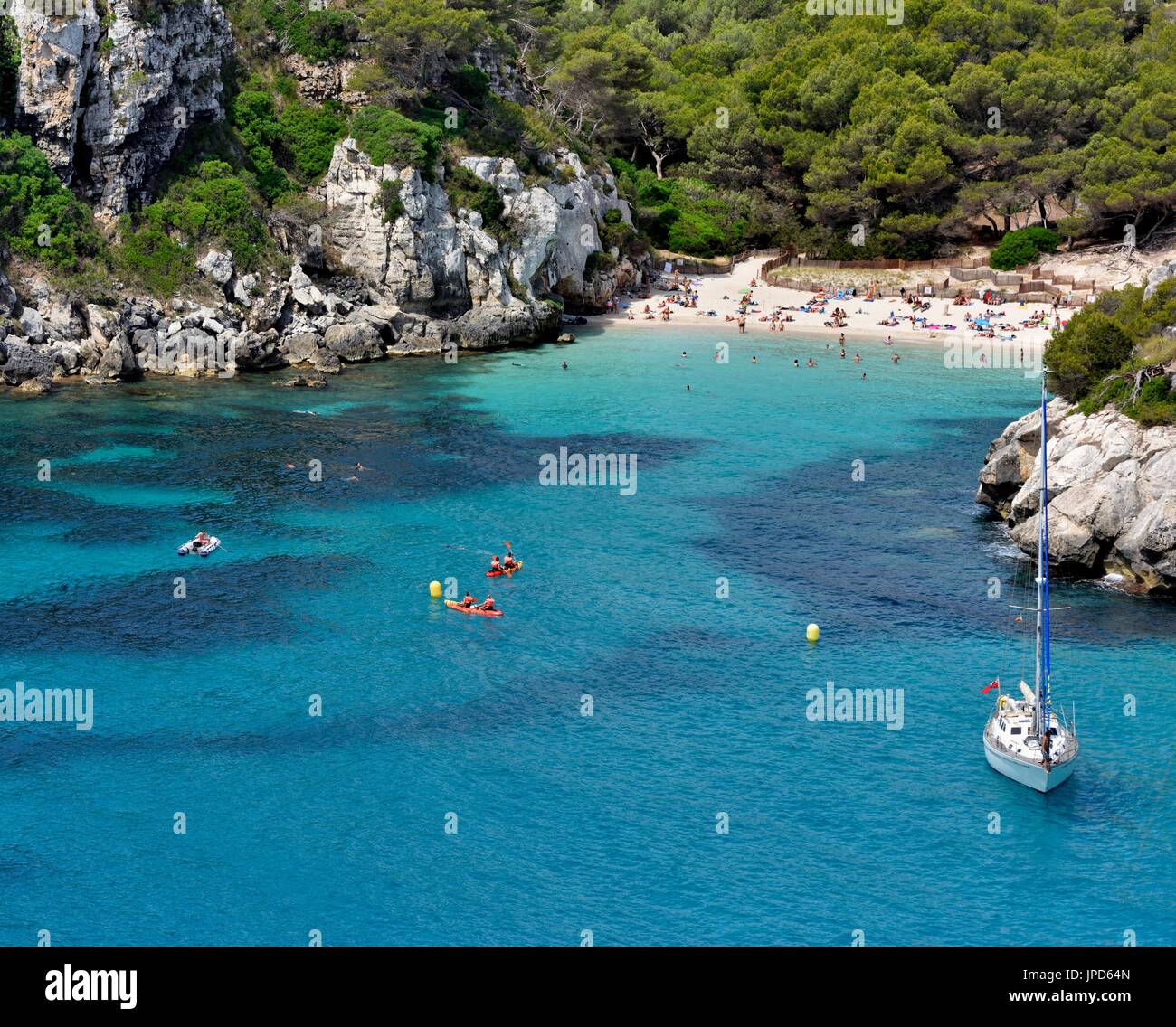 Secluded beaches of menorca hi-res stock photography and images - Alamy