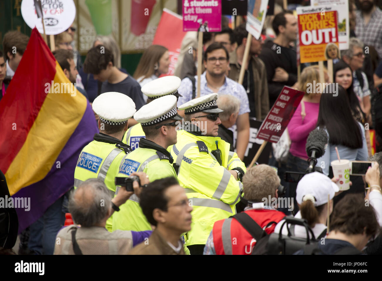 Thousands of people on the Not One More Day, Tories out national ...