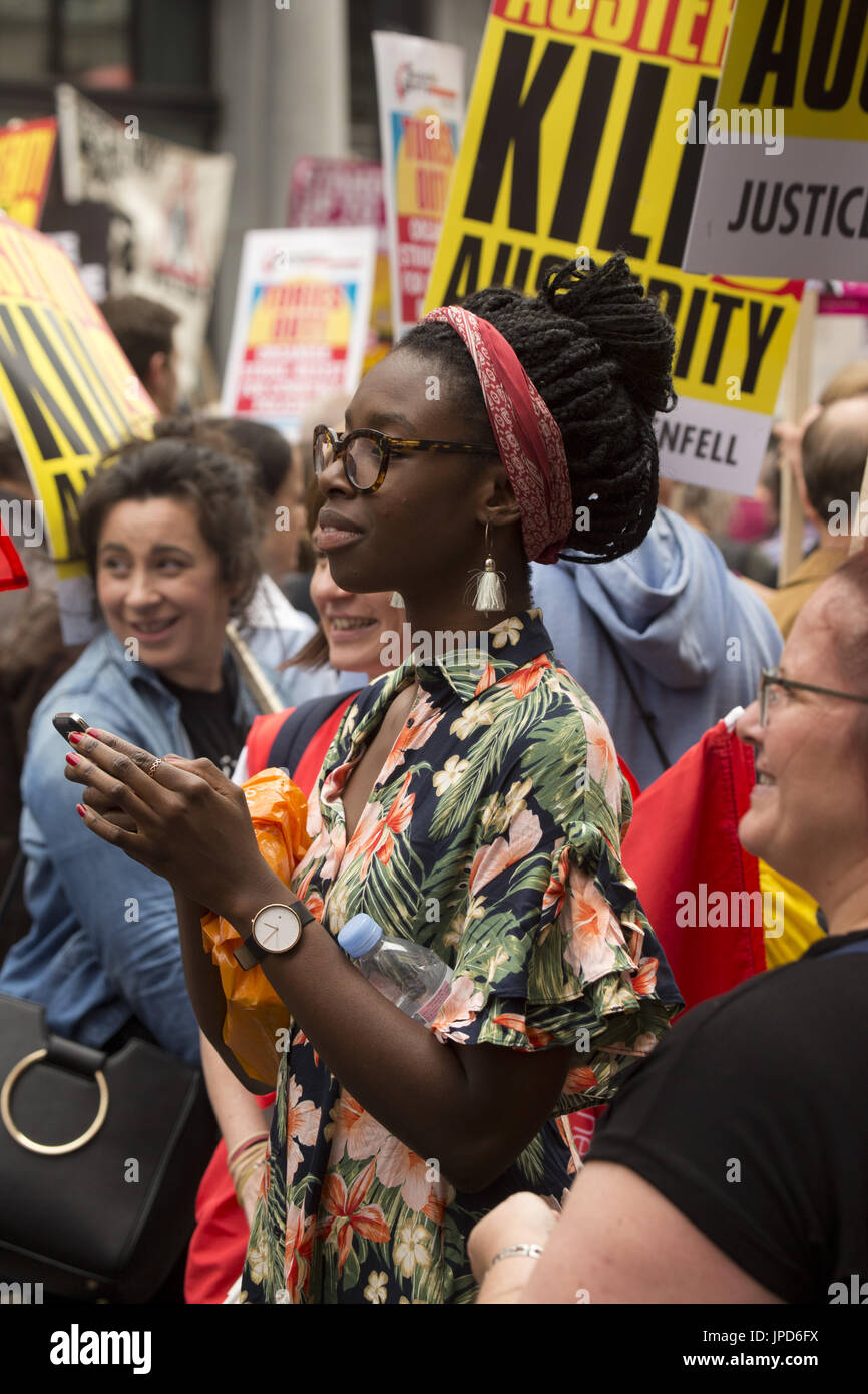 Thousands of people on the Not One More Day, Tories out national ...