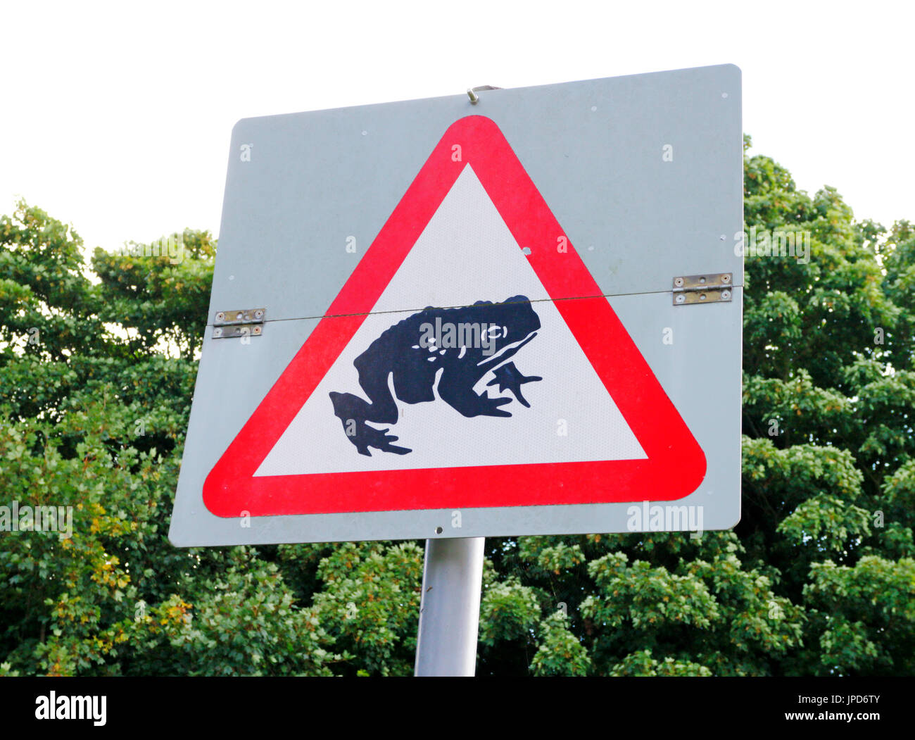 Toads Crossing Sign Stock Photos & Toads Crossing Sign Stock Images - Alamy