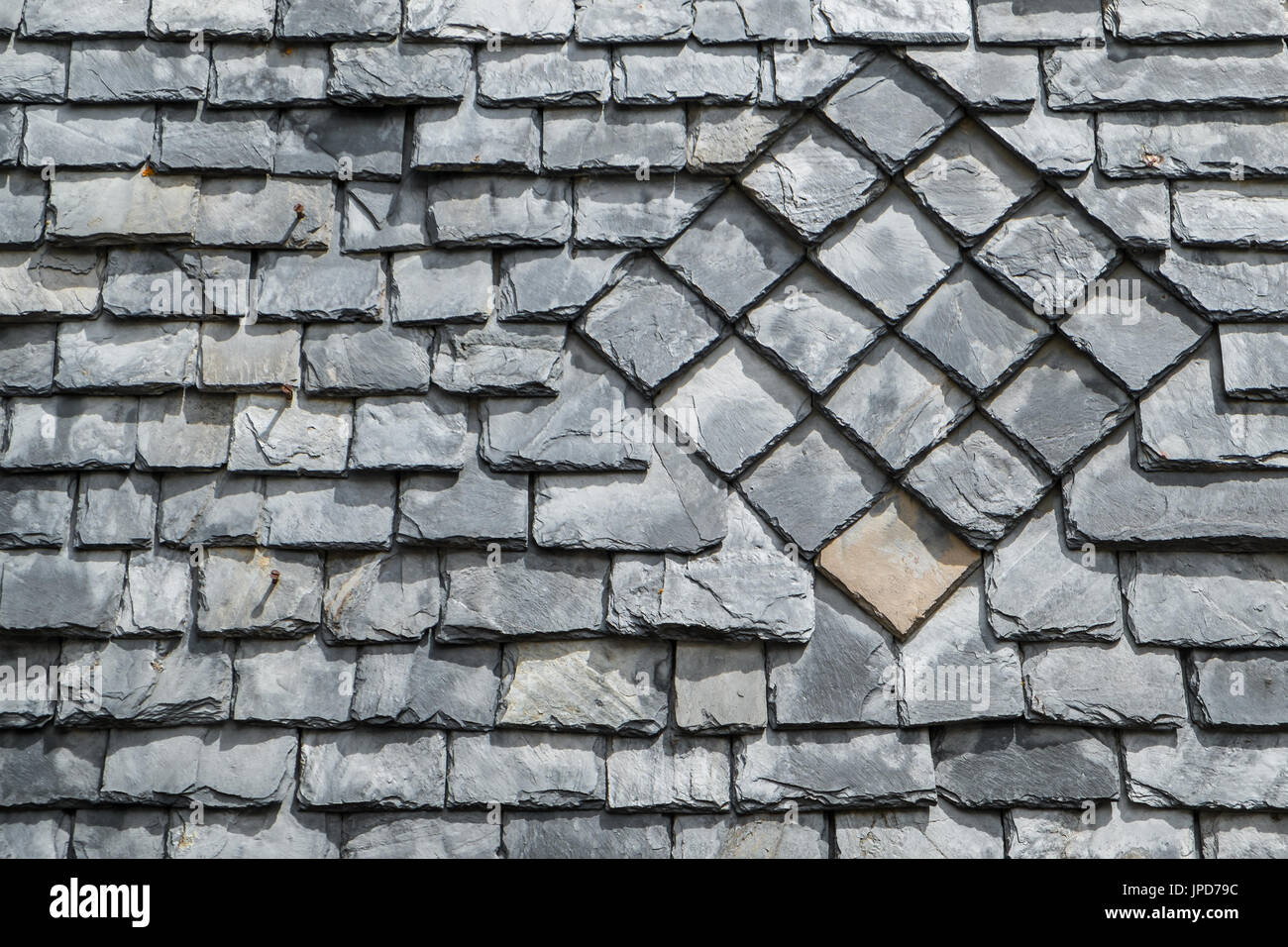 Decorative roof slates hi-res stock photography and images - Alamy
