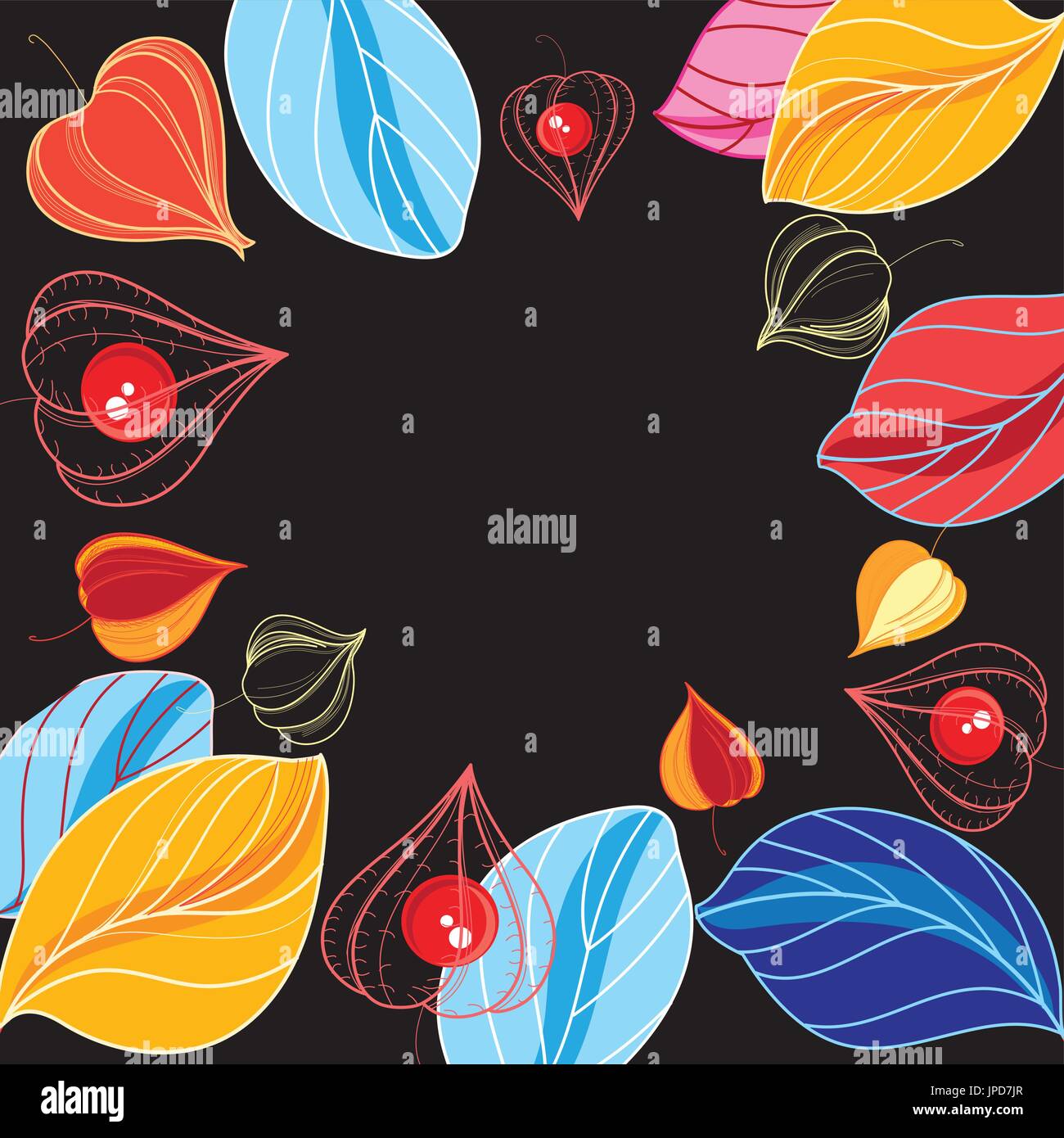 Autumn vector color background Stock Vector Image & Art - Alamy