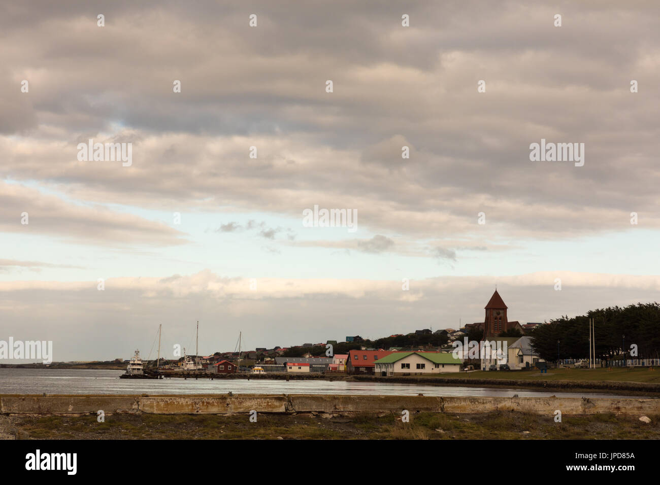 Falklands port stanley view hi-res stock photography and images - Alamy
