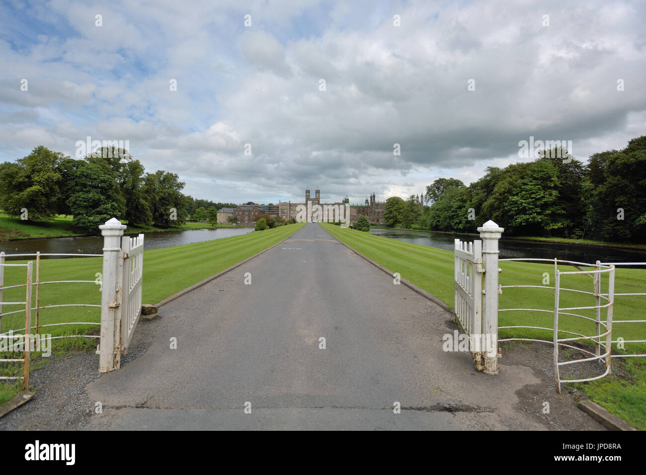 Stoneyhurst College , near Clitheroe in the Ribble Valley Stock Photo ...
