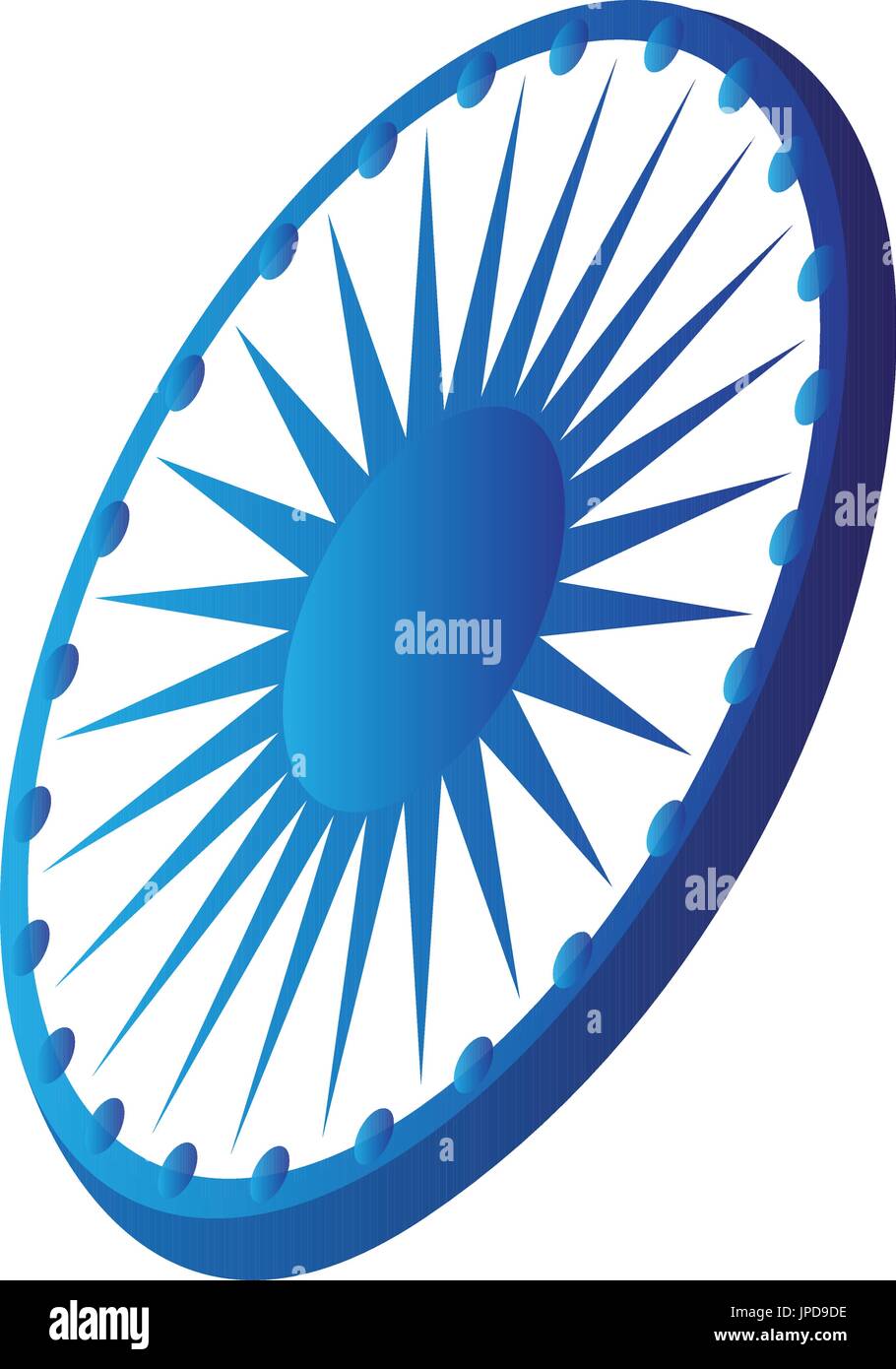 Emblem of the flag of India Stock Vector Image & Art - Alamy