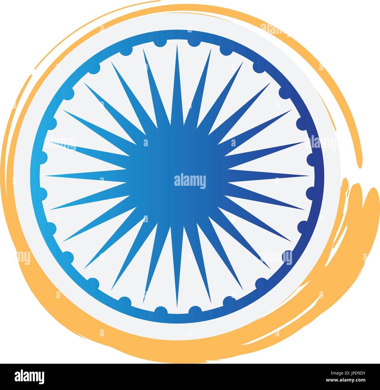 Emblem of the flag of India Stock Vector Image & Art - Alamy