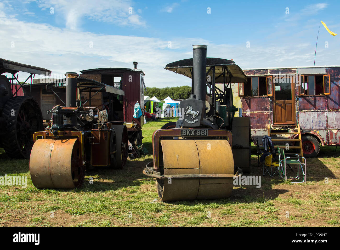 Vintage steam roller hi-res stock photography and images - Alamy