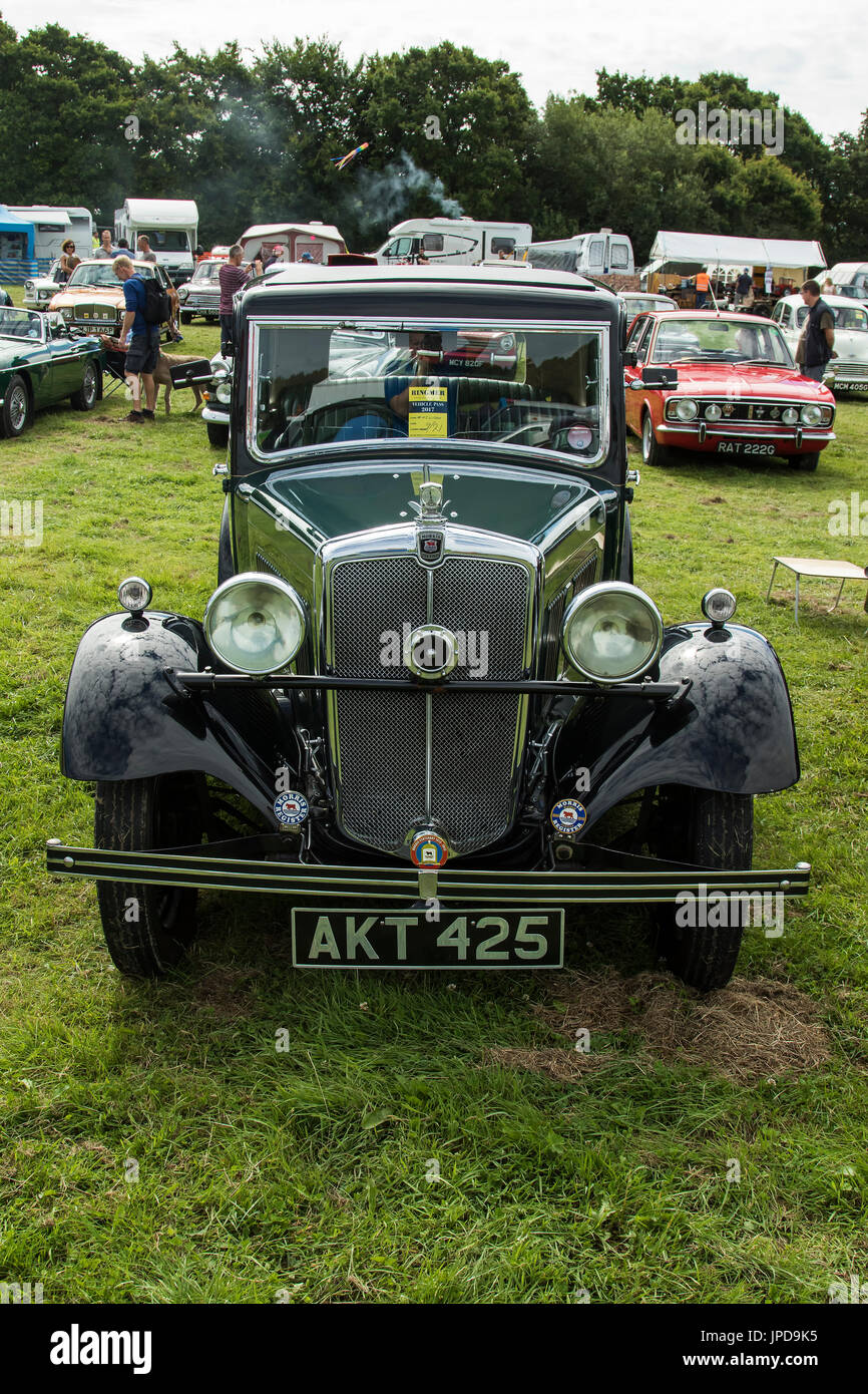 Classic Morris Ten Four at Ringmer Steam and Country Show Stock Photo ...