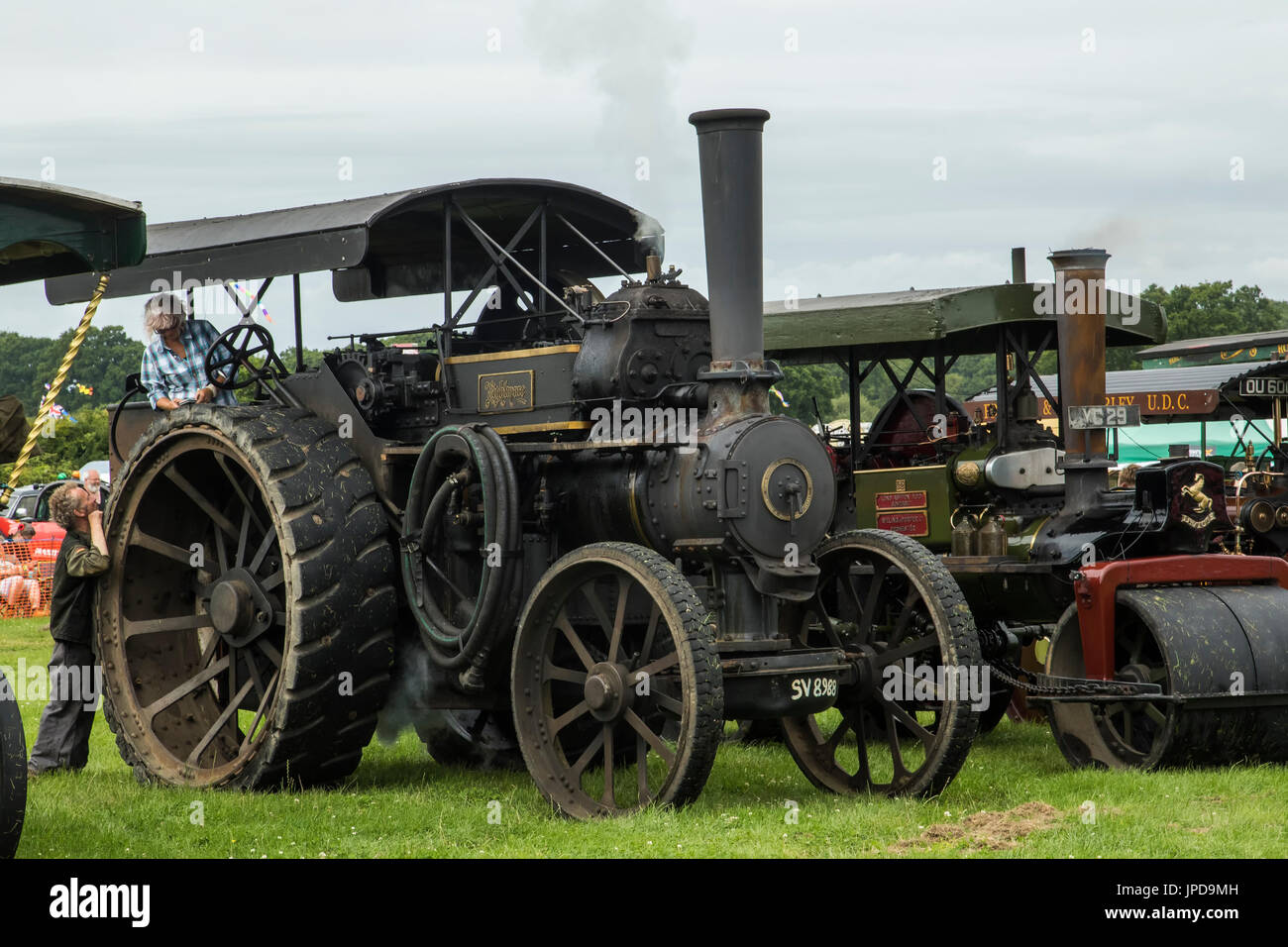 Steam engines and steam rollers at Ringmer steam and country show Stock ...