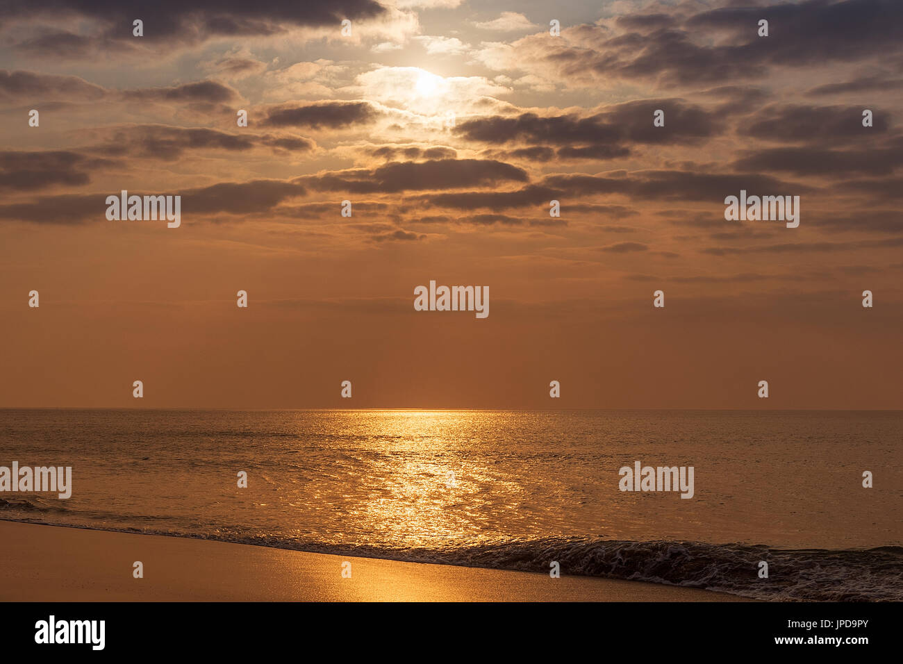 Sunset on cabo ledo beach, angola Stock Photo - Alamy