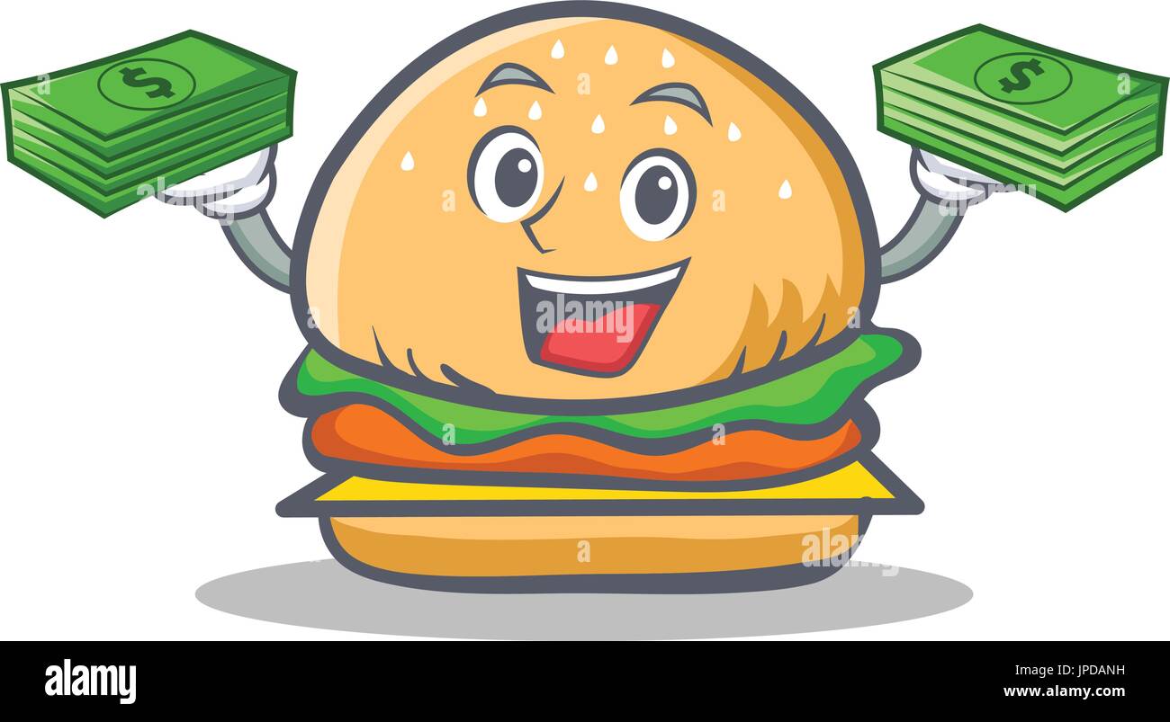 Money burger Stock Vector Images - Alamy