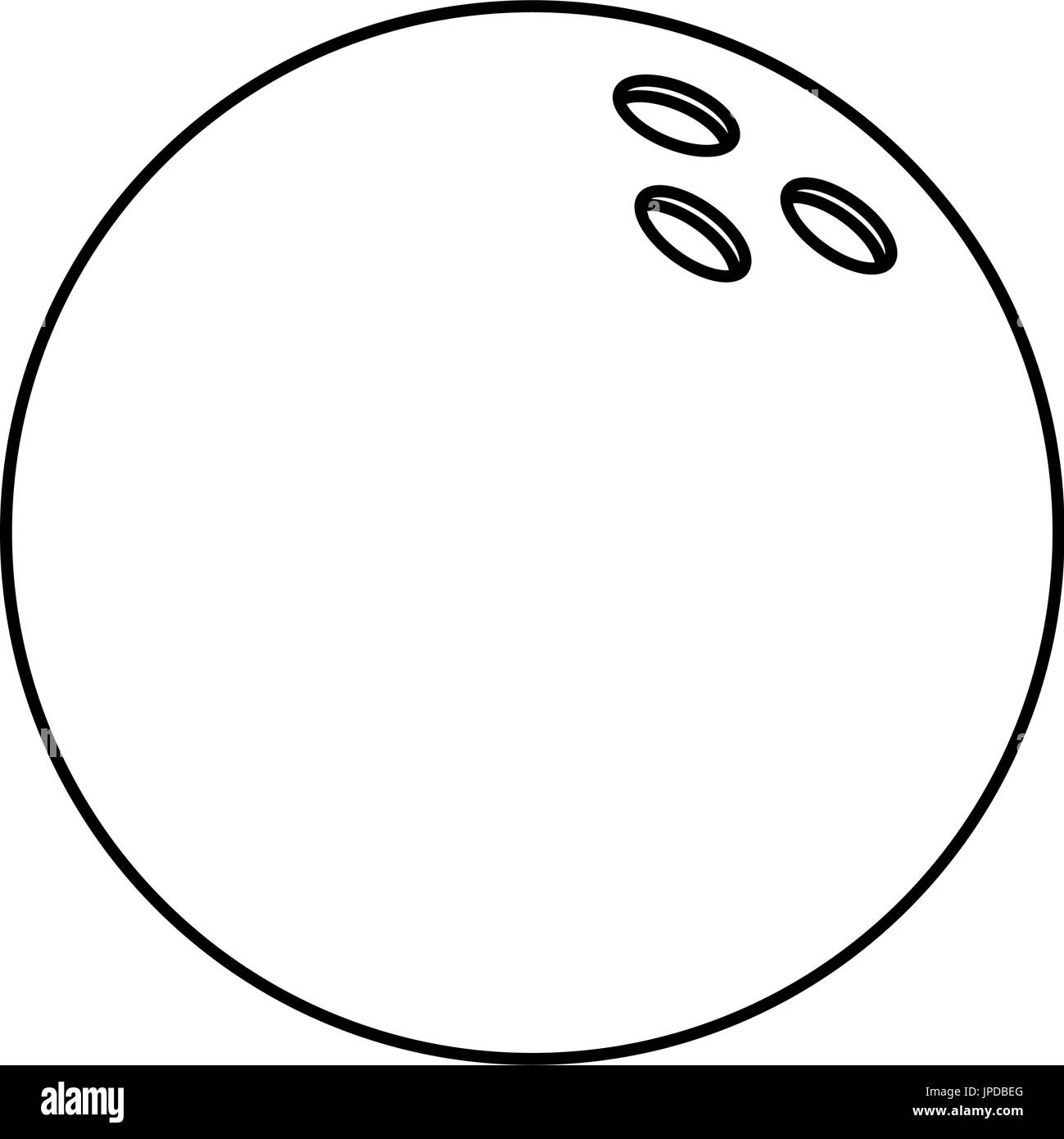 bowl ball game sport tool object Stock Vector Image & Art - Alamy