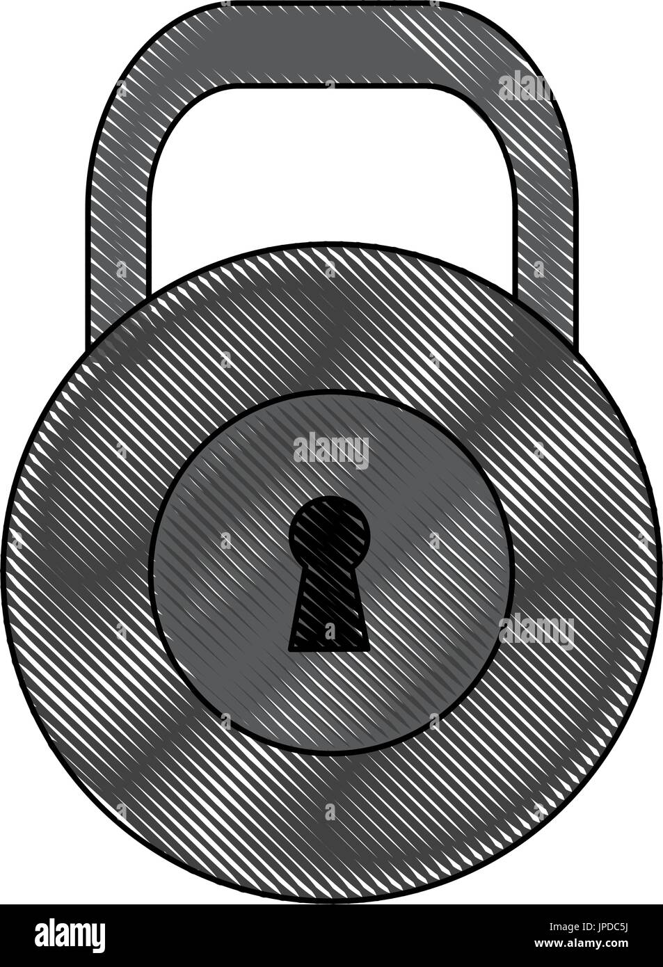 secutiry padlock protection object keyhole Stock Vector Image & Art - Alamy