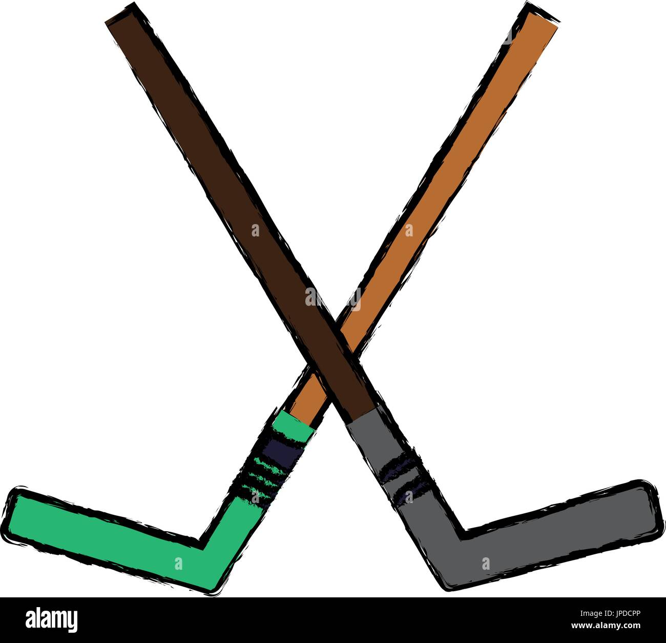 Crossed Hockey Stick High Resolution Stock Photography and Images - Alamy