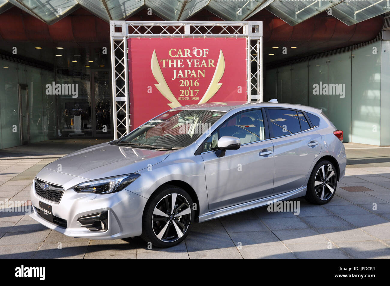 The Subaru Impreza is named the Car of the Year Japan in Tokyo on Dec ...