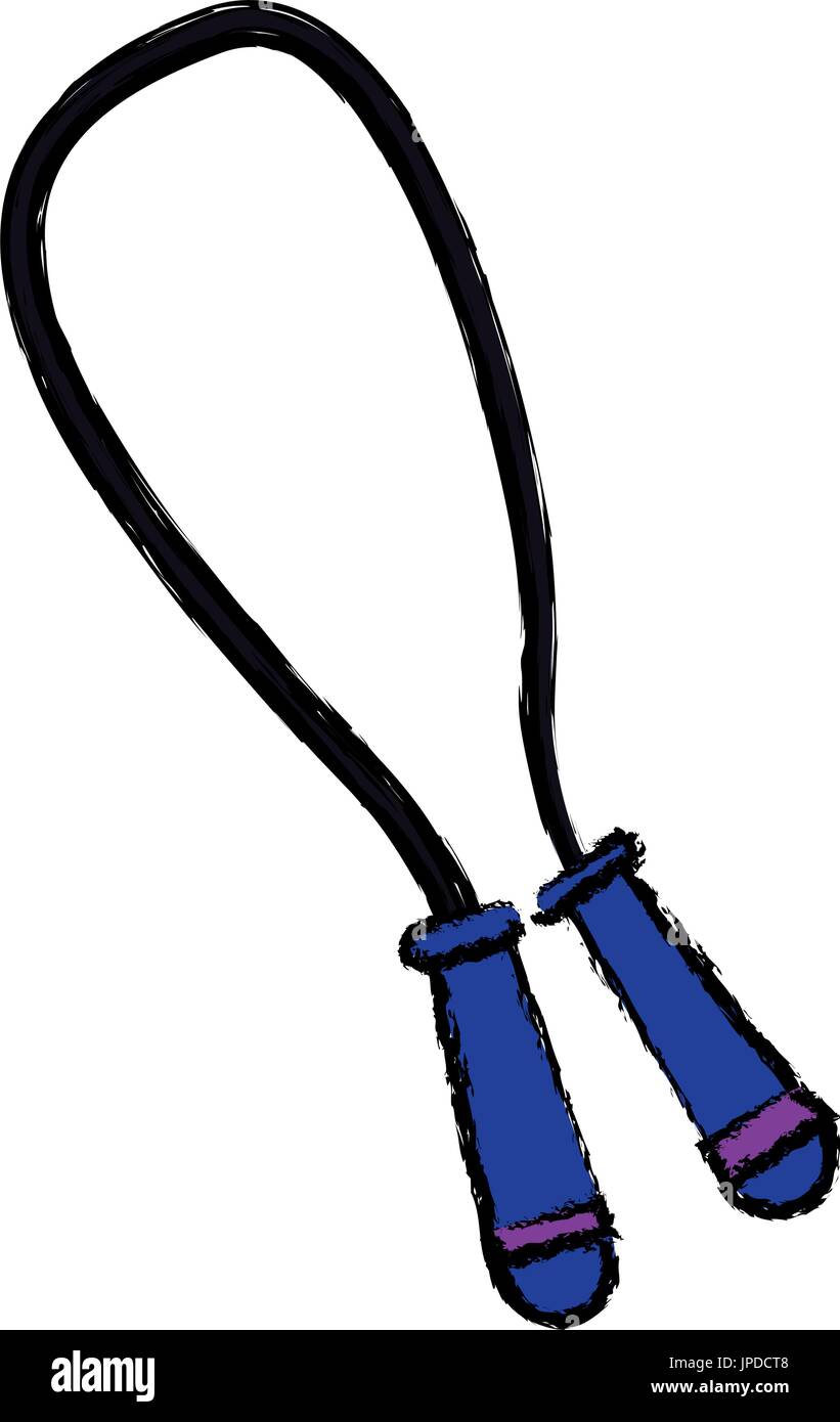 jump rope sport and fitness symbol stock Stock Vector Image & Art - Alamy