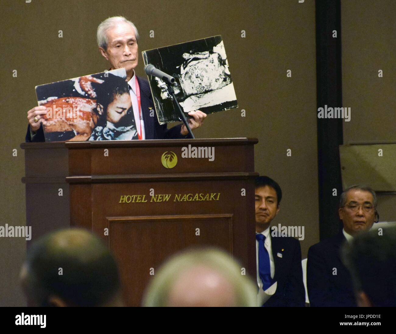Sumiteru Taniguchi, 87, who was severely burned by the atomic bomb ...