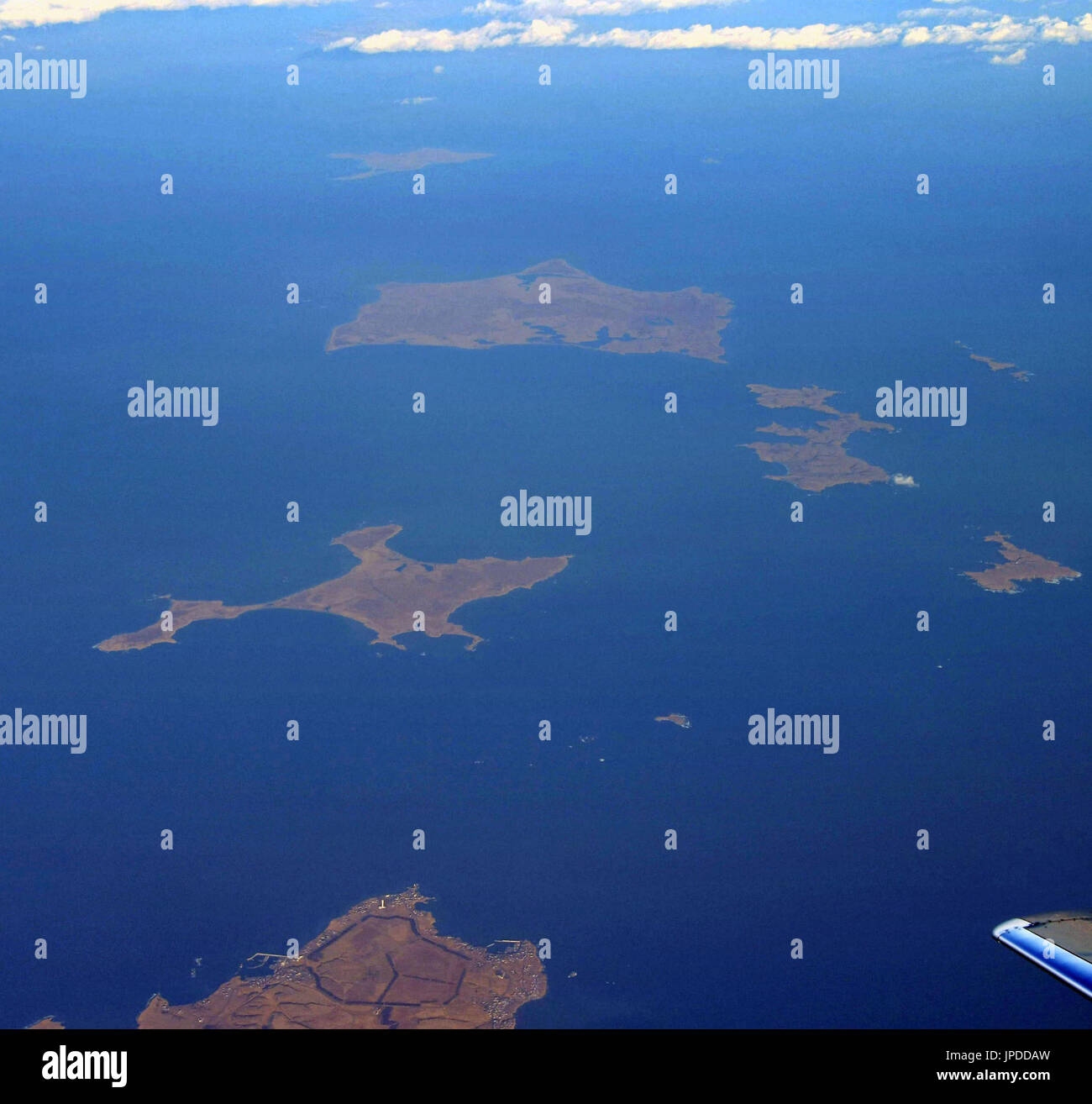 File photo taken Dec. 3, 2016, shows the Habomai islet group off Cape ...