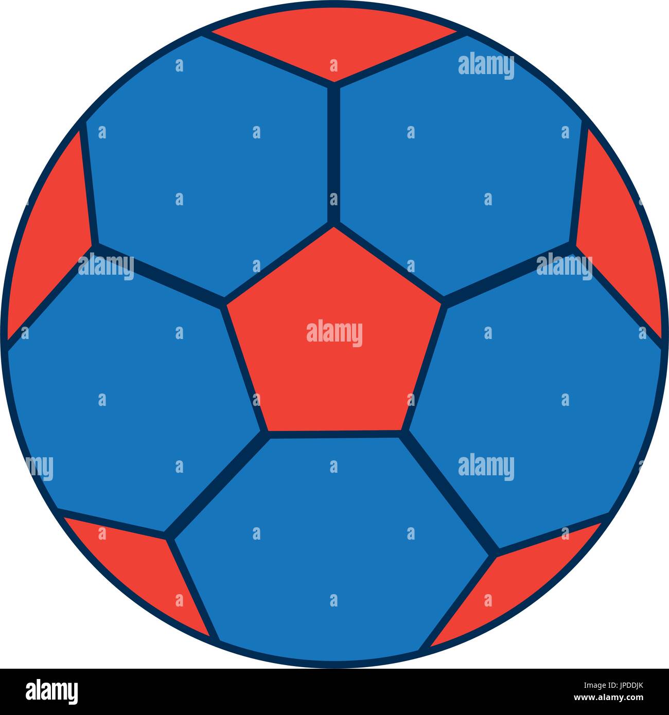 soccer ball for football sports game equipment object Stock Vector ...