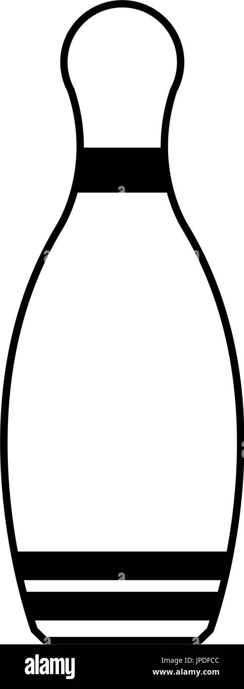 bowl pin tool sport object game Stock Vector Image & Art - Alamy